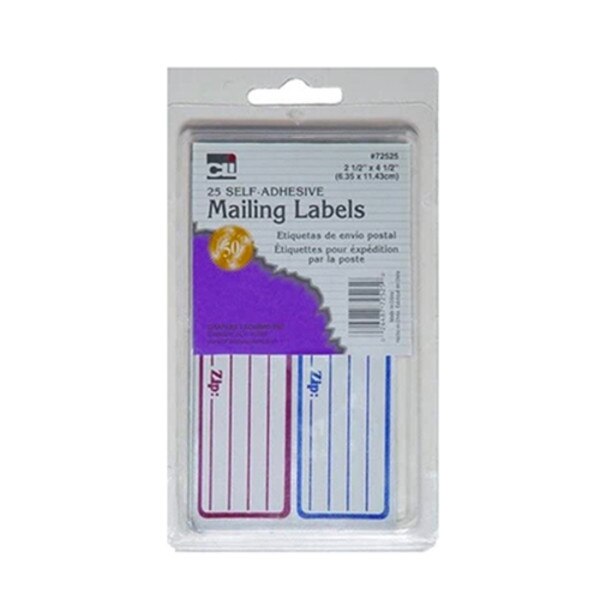 Self Adhesive Mailing Labels 25 Pack UC San Diego Bookstore Self Adhesive Mailing Labels 25 Pack UC San Diego Bookstore
