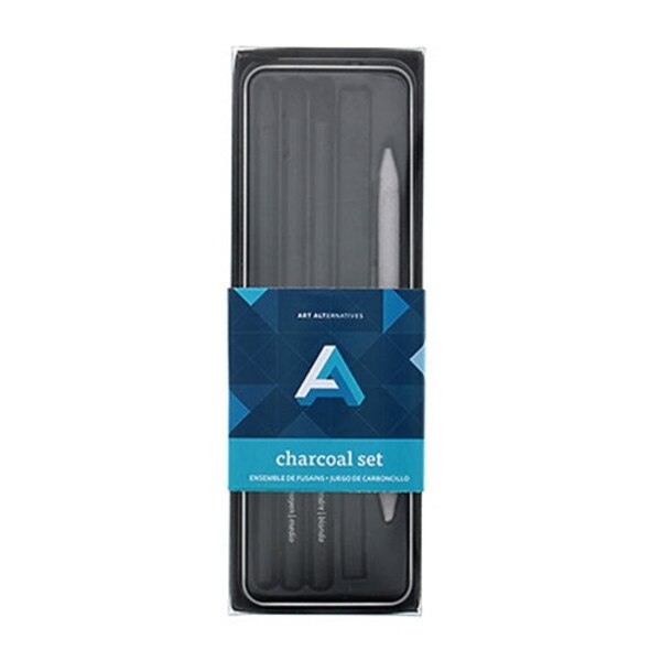 Art Alternatives Charcoal Art Tin Set | UC San Diego Bookstore