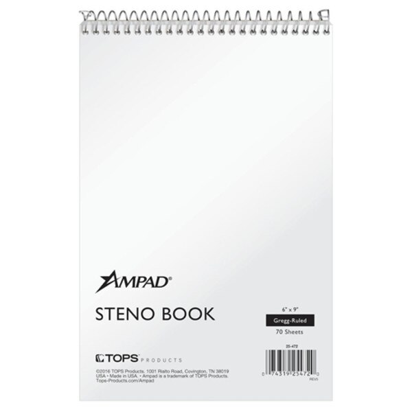 Ampad Steno Book White | UC San Diego Bookstore