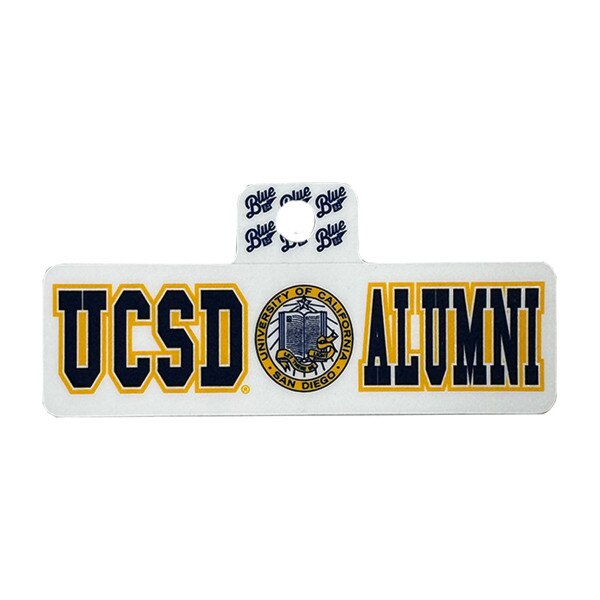 UCSD Seal Alumni Sticker by Blue 84 - White/Navy