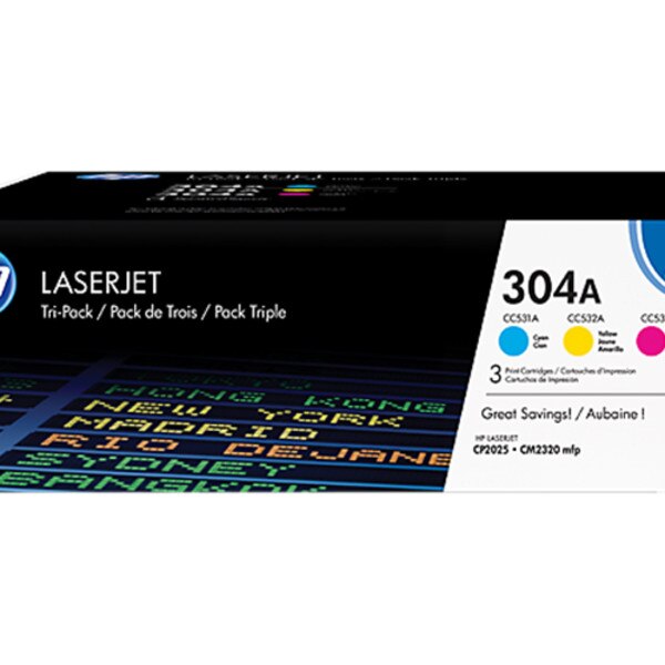 HP 304A Tri-Color LaserJet Toner - CF340A | UC San Diego Bookstore