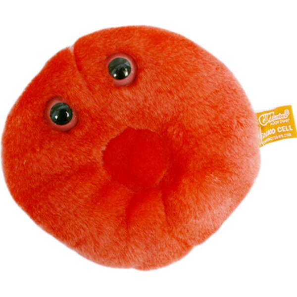 GMUS-PD-0610 RED BLOOD CELL PLUSH TOY | UC San Diego Bookstore