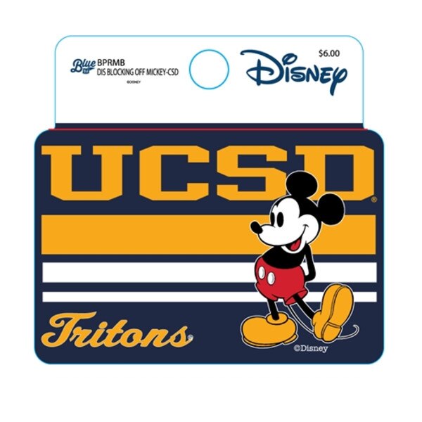 Tritons Mickey Mouse Sticker by Blue 84 x Disney - Navy | UC San Diego ...