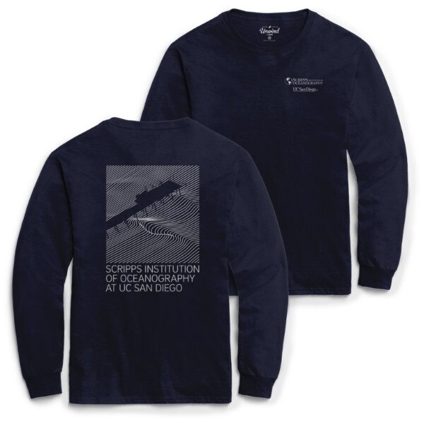 Scripps Institution of Oceanography Pier Long Sleeve T-Shirt by League ...