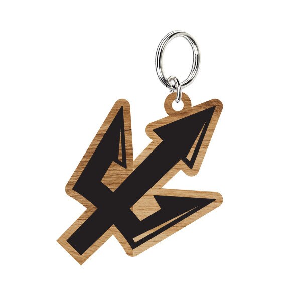 Wood Cut Out Key Chain by Jardine | UC San Diego Bookstore