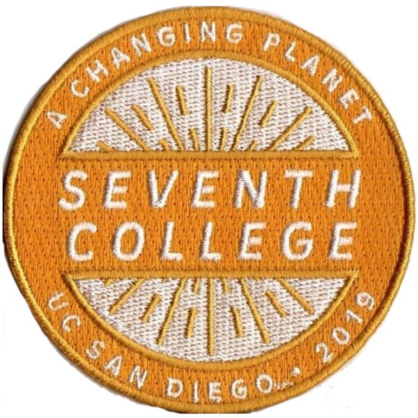3-Inch Iron-On Patch with Seventh College Logo | UC San Diego Bookstore