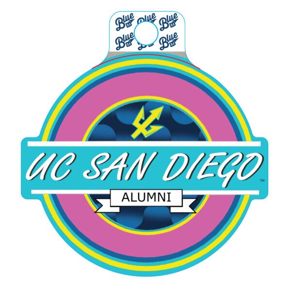 UC San Diego Alumni Sticker by Blue 84 | UC San Diego Bookstore
