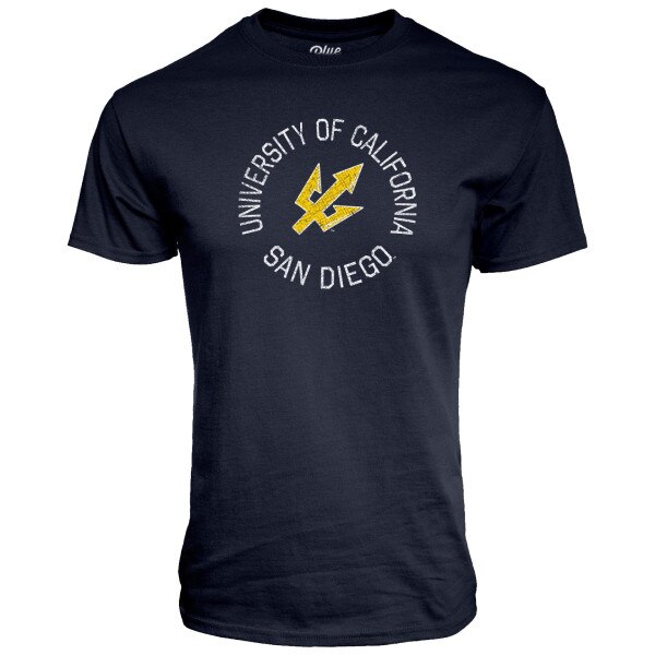 UCSD Circle Tamarac Ringspun Tee by Blue 84 - Navy | UC San Diego Bookstore