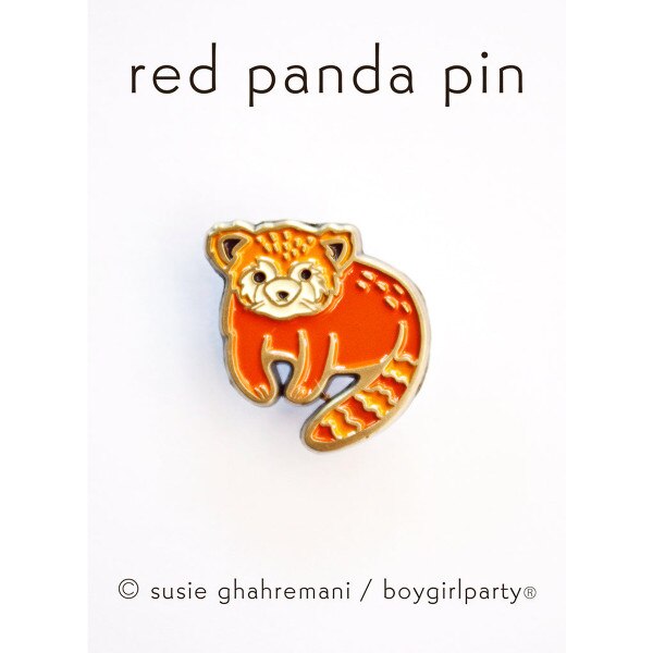 Red Panda Enamel Pin
