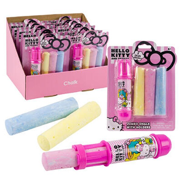 Hello Kitty 3pc Jumbo Chalk Set w/ Holder | UC San Diego Bookstore