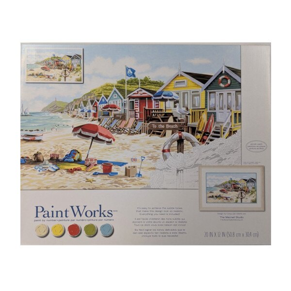 Paint-by-Number Kit 20x12 To The Beach | UC San Diego Bookstore